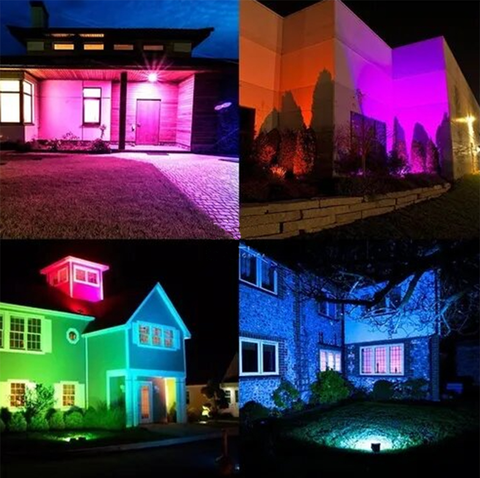 Reflector LED 100W RGB SMD IP66 HAMMER – Zona Electro